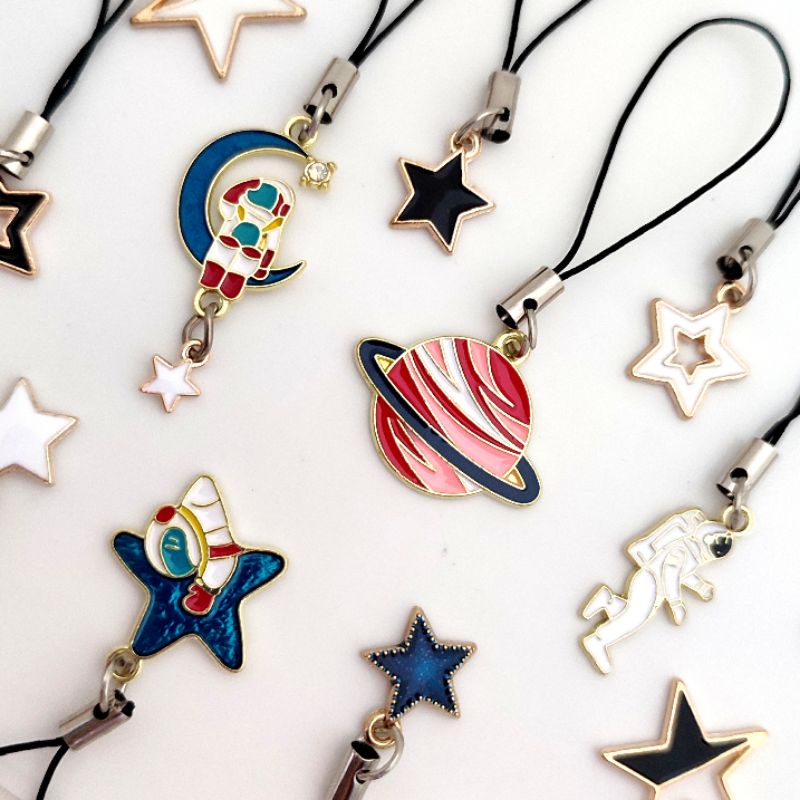 Galaxy Edition Cute CP Lariat Keychain Phone Charms Souvenir Gift ...