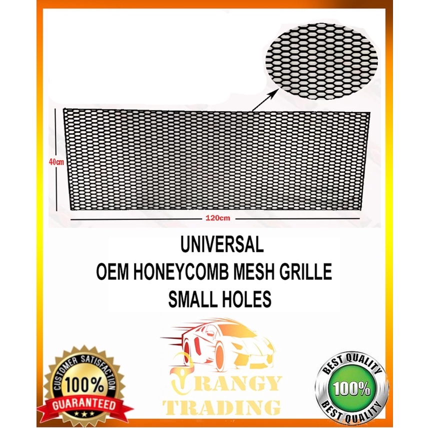 Universal OEM Honeycomb Car Mesh Grille SMALL HOLES 14MM Front Bumper ...