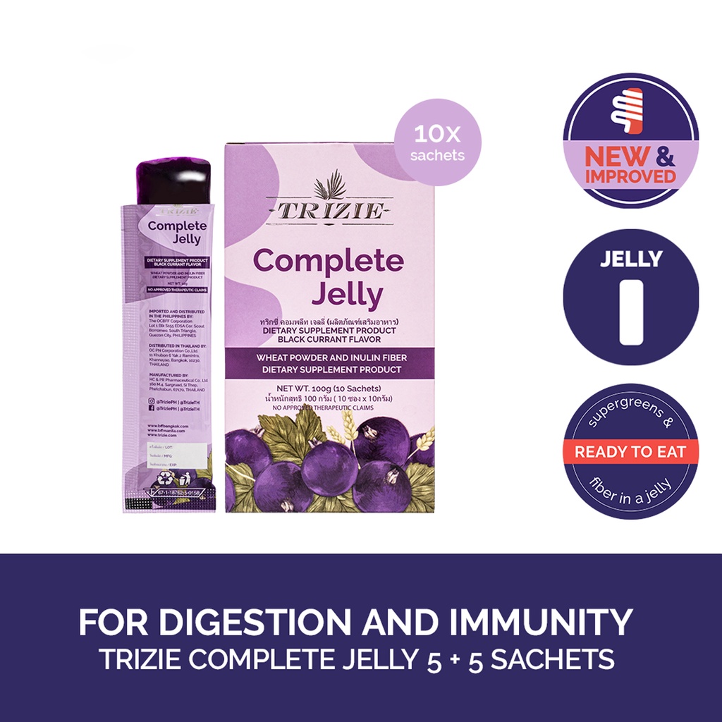 TRIZIE Fiber Complete Jelly (10g x 10 sachets) | Shopee Philippines