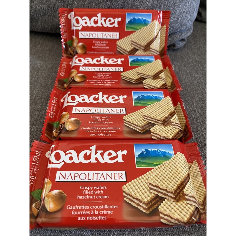 SALE‼️4 Packs Loacker Napolitaner 45g | Shopee Philippines
