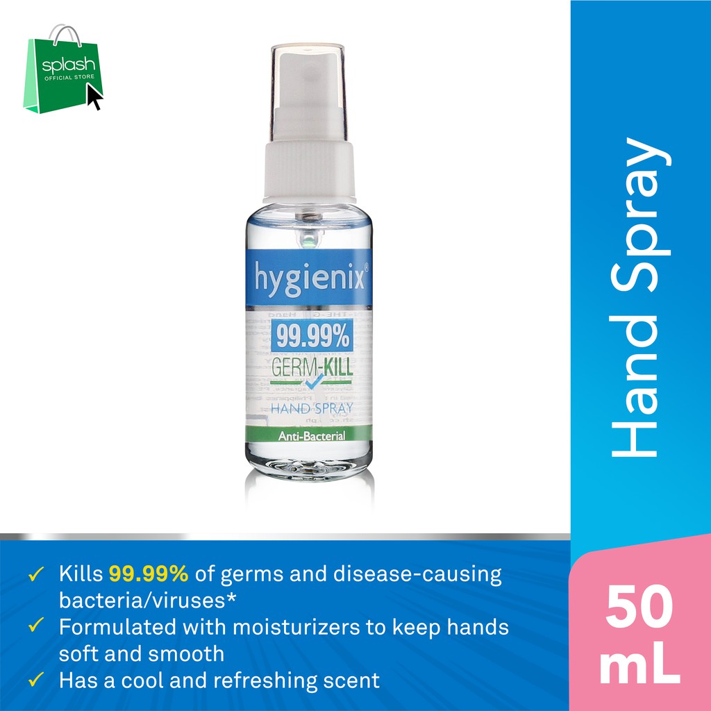 Hygienix Germ Kill Hand Spray 50mL | Shopee Philippines