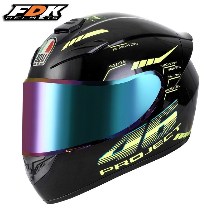 Helmet FDK K1 Project 46 Full Face Motorcycle Helmet | Shopee Philippines