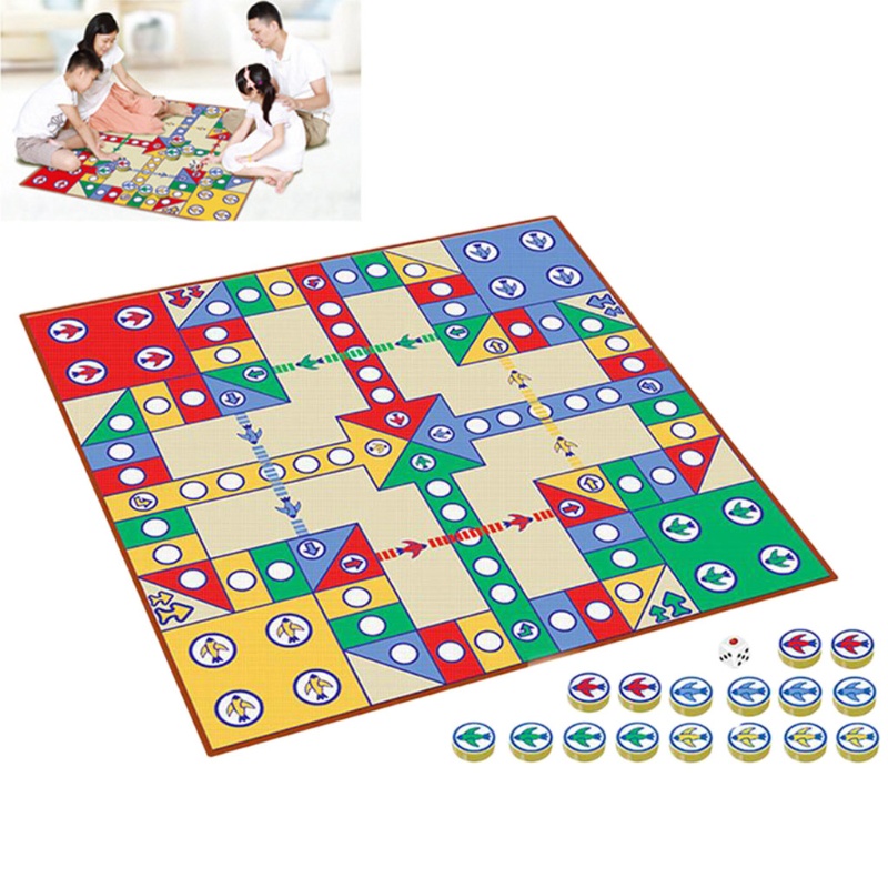 Liv Flying Chess Carpet Parent-child Game Creeping Mat Kids Aeroplane ...
