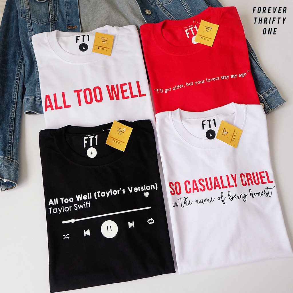 TS ALL TOO WELL Shirts Men's Women's Unisex T-shirt Forever Thrifty One ...