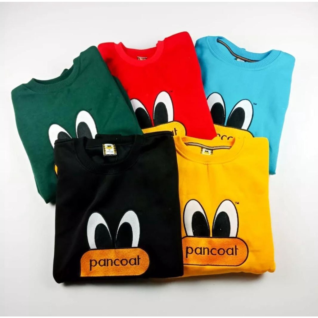 Sweater Hoodie Crewneck Pria Original Pancoat Ful Lebel Logo Duck Full ...