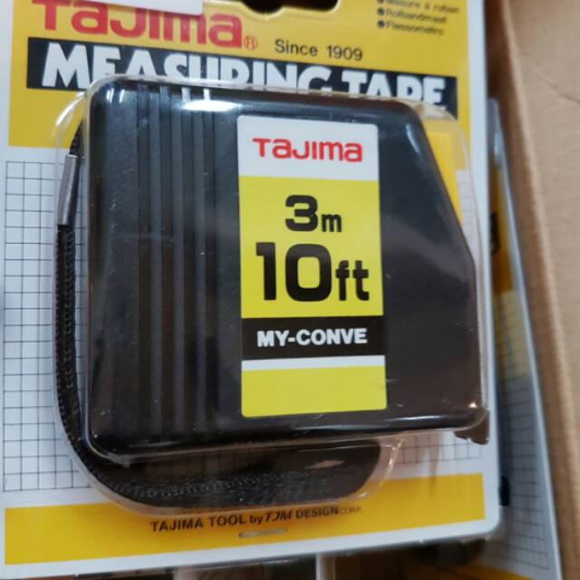Tajima MY-CONVE 3 Meter Meter Roll 10ft - Measuring Tape Japan | Shopee ...