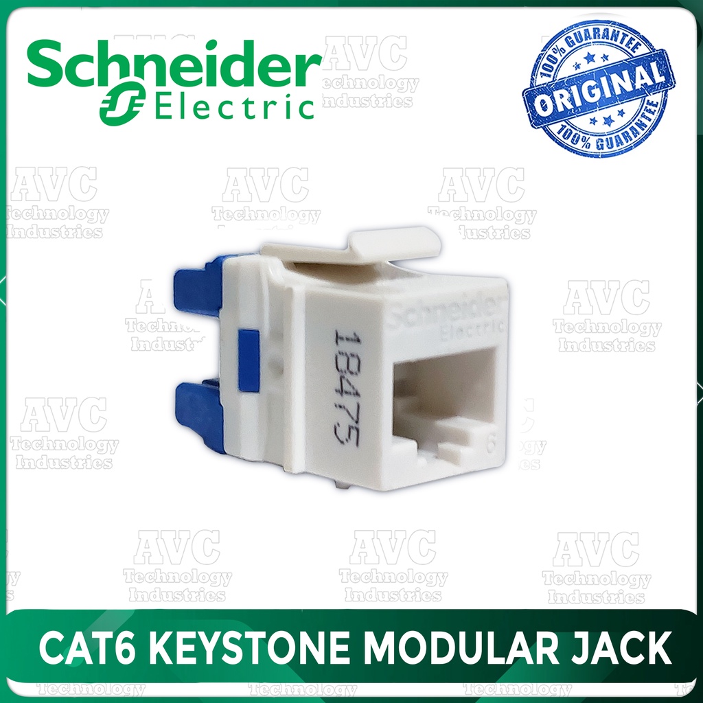Schneider Data Modular Jack WEG2488 CAT 5E | Shopee Philippines