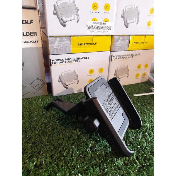 MOTOWOLF CP HOLDER VERSION 1 SIDEMIRROR MOUNT AND CLAMP TYPE | Shopee ...