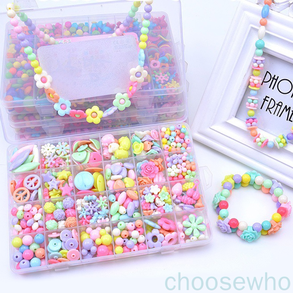 Pop Beads-Little Girls Toddlers DIY Jewelry Beads Toys Kit Necklace ...