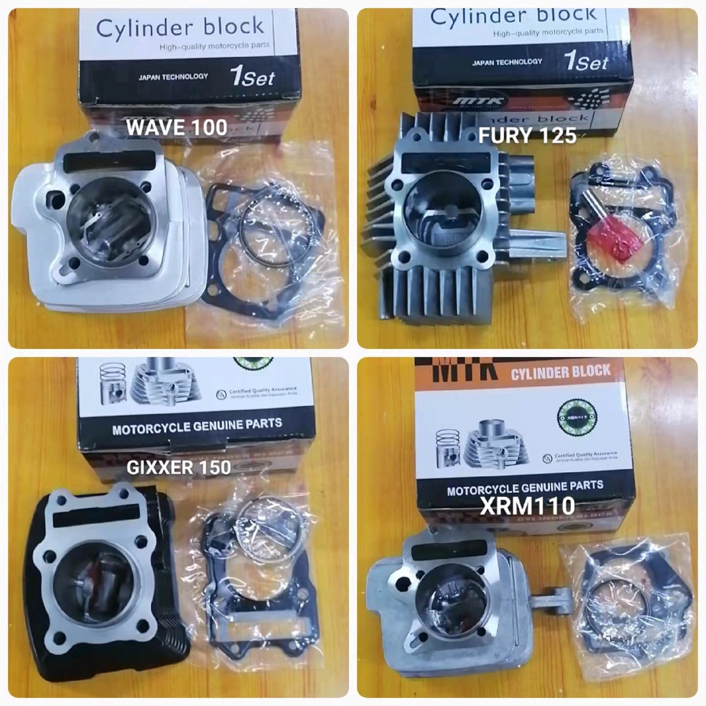 [JMC] CYLINDER BLOCK 56MM FOR GIXXER 150/FURY 125/WAVE 100/XRM 110 ...