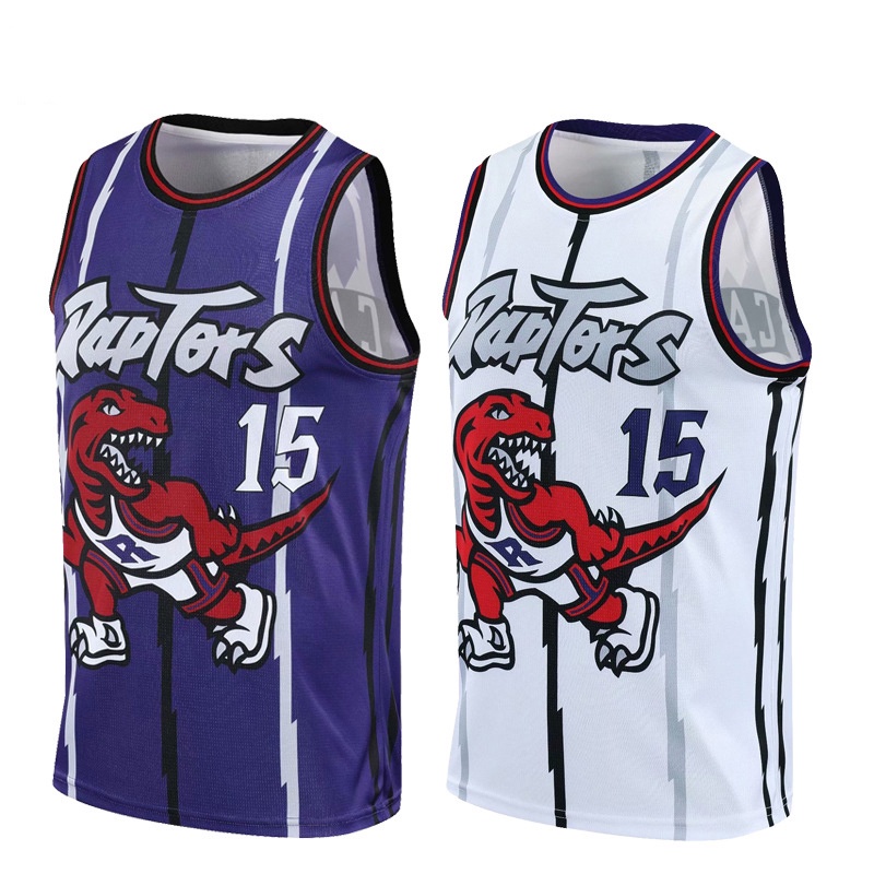 RAPTORS WHITE PURPLE JERSEY Full Sublimation 3D Print Comfortable Vest ...