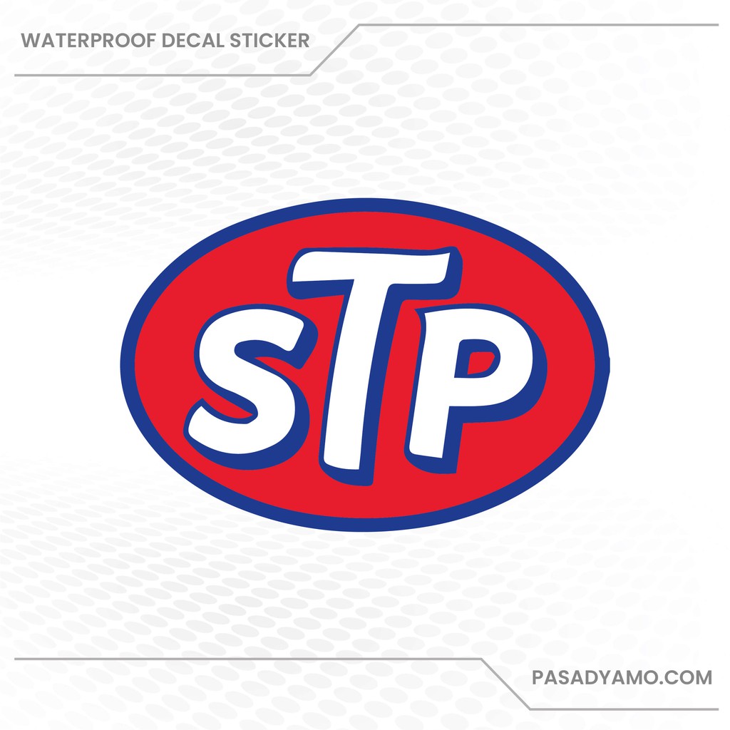 STP Oil Logo Decal Sticker for Cars Motorcycles 2.5 x 3.5 inches ...