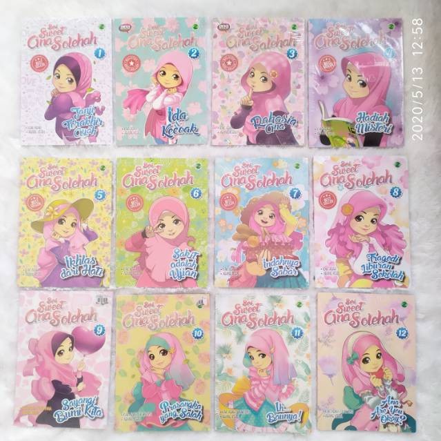 Sweet Ana Solehah Series Comics Volumes 2-12 | Zikrul Hakim | Original ...