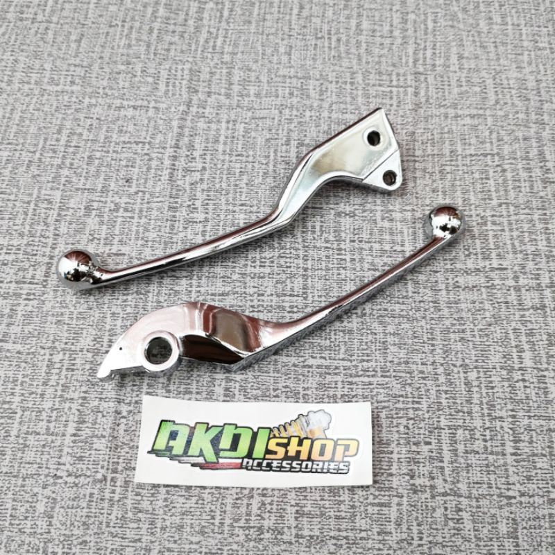 Chrome beat Brake handle set Left Right chrome handle honda cbs beat fi ...