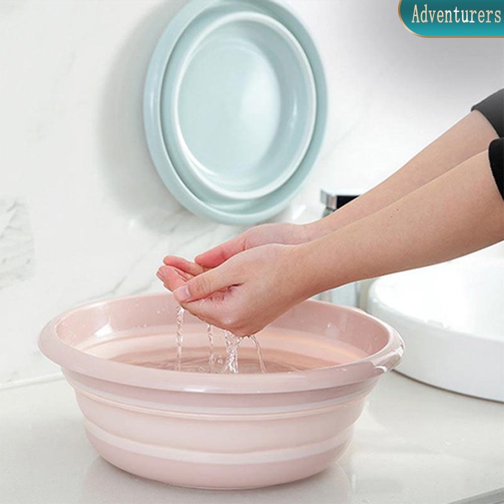 Adventurers Multipurpose Plastic Collapsible Folding Bucket Foldable ...
