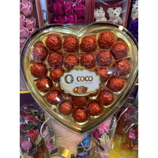 COCO Manisa Chocolate Heart T12/ T18 PCS / T24 PCS /T20 square | Shopee Philippines