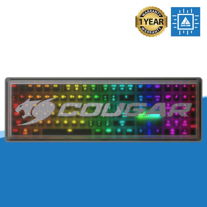 COUGAR PURI RGB MECHANICAL GAMING KEYBOARD/RUST PROOF COVER USB (RED ...