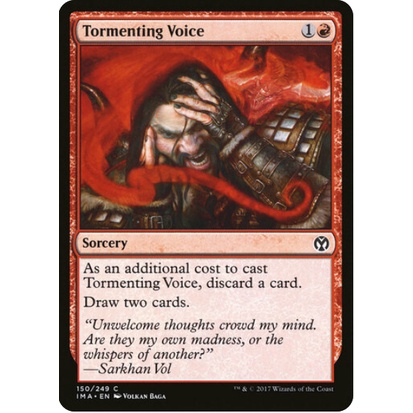 Magic the Gathering | Tormenting Voice | Shopee Philippines