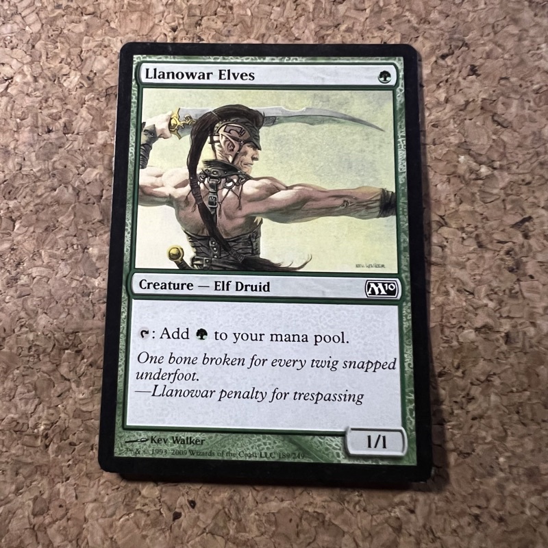 MTG LLANOWAR ELVES | ELF DRUID | GREEN | MAGIC THE GATHERING | Shopee ...