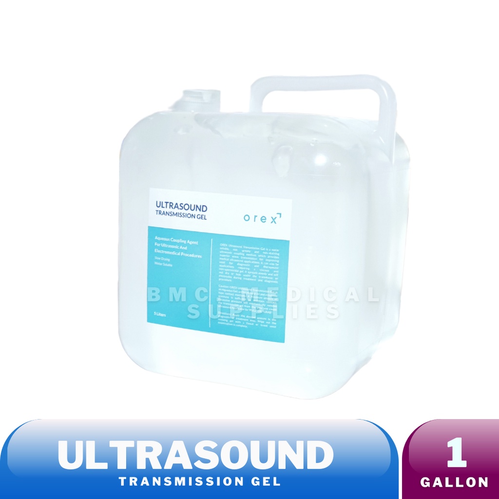 Ultrasound Transmission Gel Gallon ,5Liters , 250ml - [Orex & Surgitech ...
