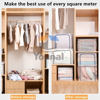 【Buy 1 take 1 free】110L Large Storage box organizer Foldable ...