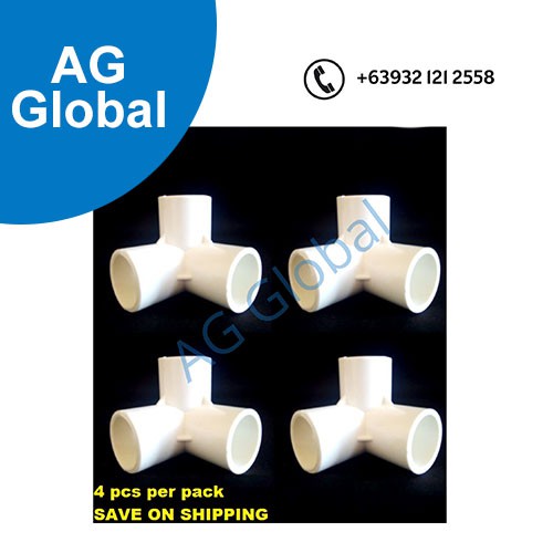 Three Way Elbow, 3/4 Inch Size (4 pcs per pack) | Shopee Philippines
