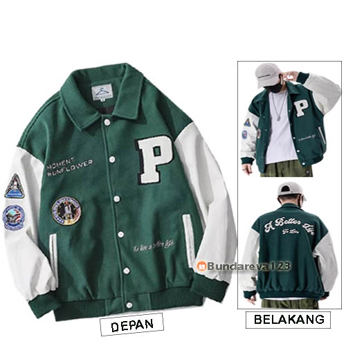 Varsity Jacket Men Full Embroidery/Varsity Baseball Jacket Original ...