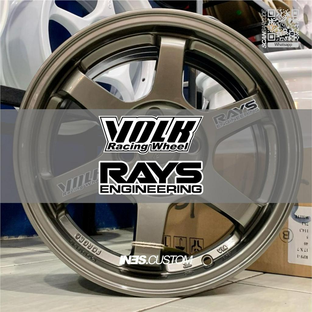 Sticker VOLK RACING STICKER RAYS ENGINEERING STICKER Car Rims JDM ...