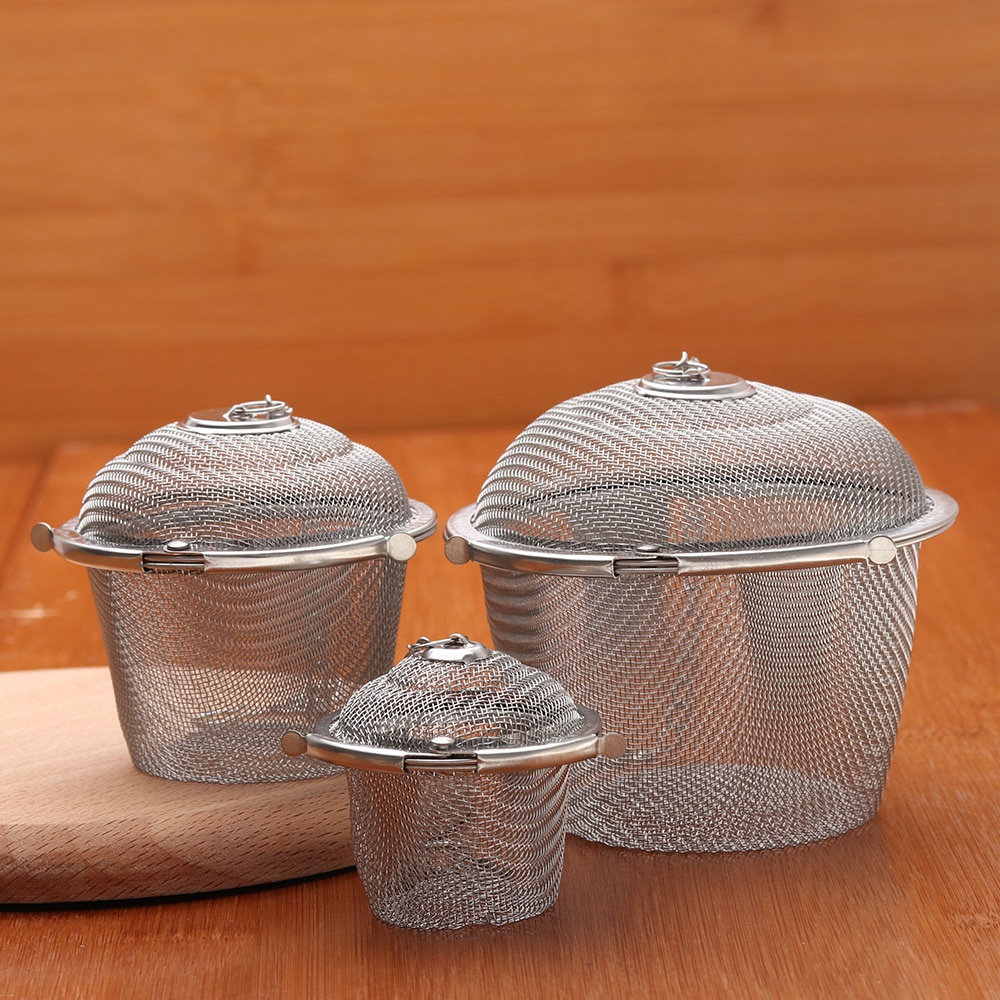 1 Stainless Steel Soup Fragrance Spice Box Basket Braised Water Hot Pot ...