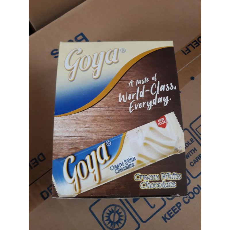 Goya Cream White Chocolate in a box | Shopee Philippines