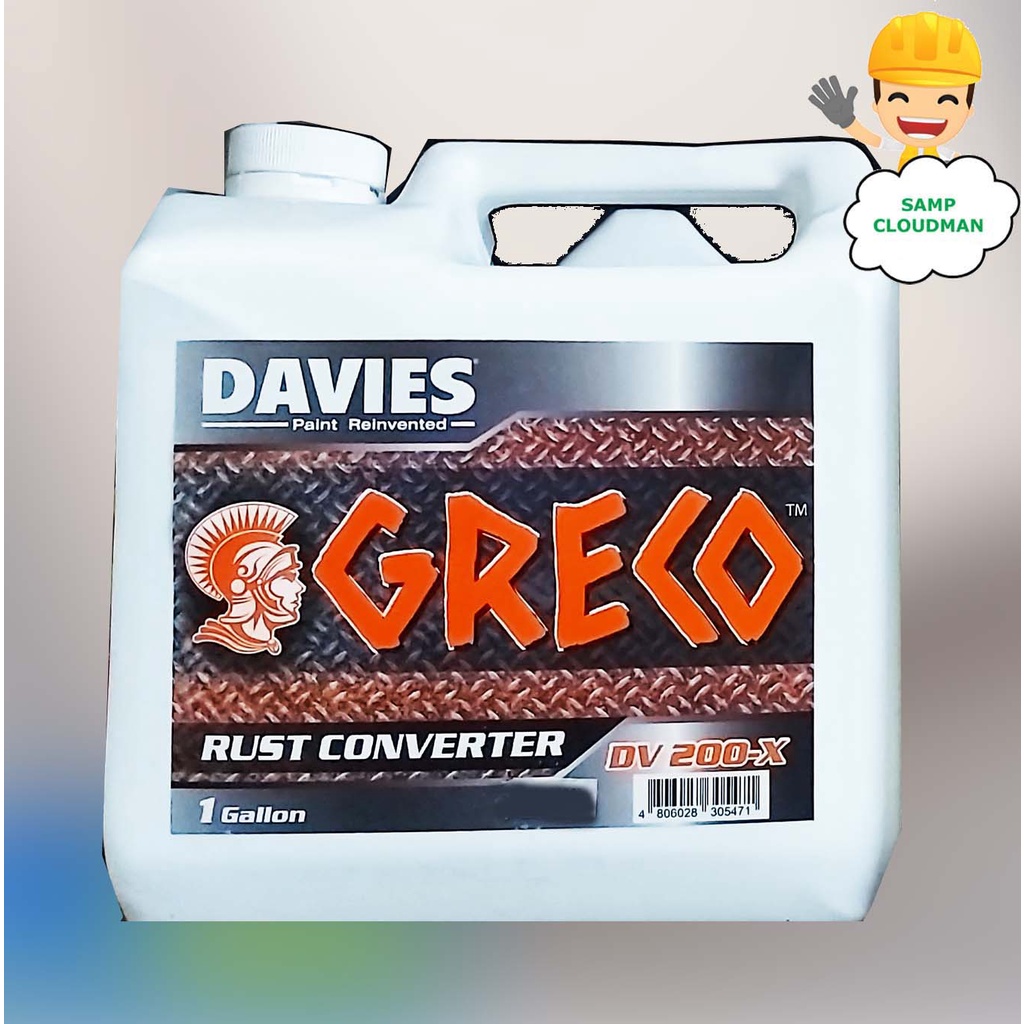 Davies Greco Rust Converter Gallon Size Tanggal Kalawang Remover Solution Metal Steel Treatment ...