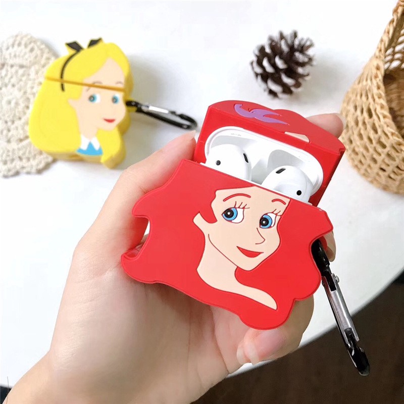 Airpods 1 2 pro Sleeping Beauty The Little Mermaid AirPods Case Disney ...