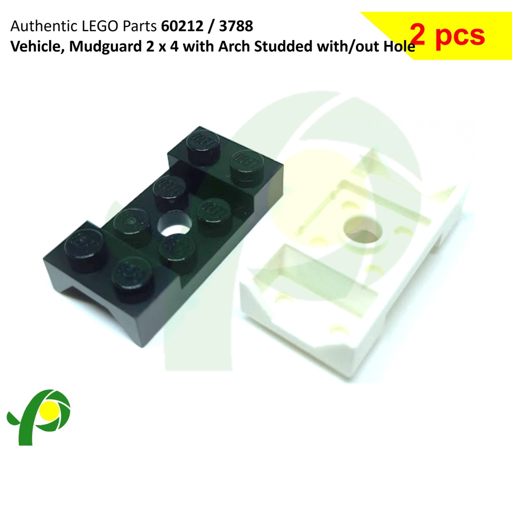 LEGO Parts 60212/3788 Vehicle Mudguard 2x4 with Arch Studded with/out ...