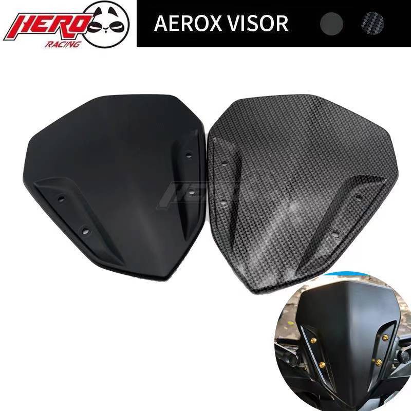 Visor Aerox Motorcycle carbon 。black | Shopee Philippines
