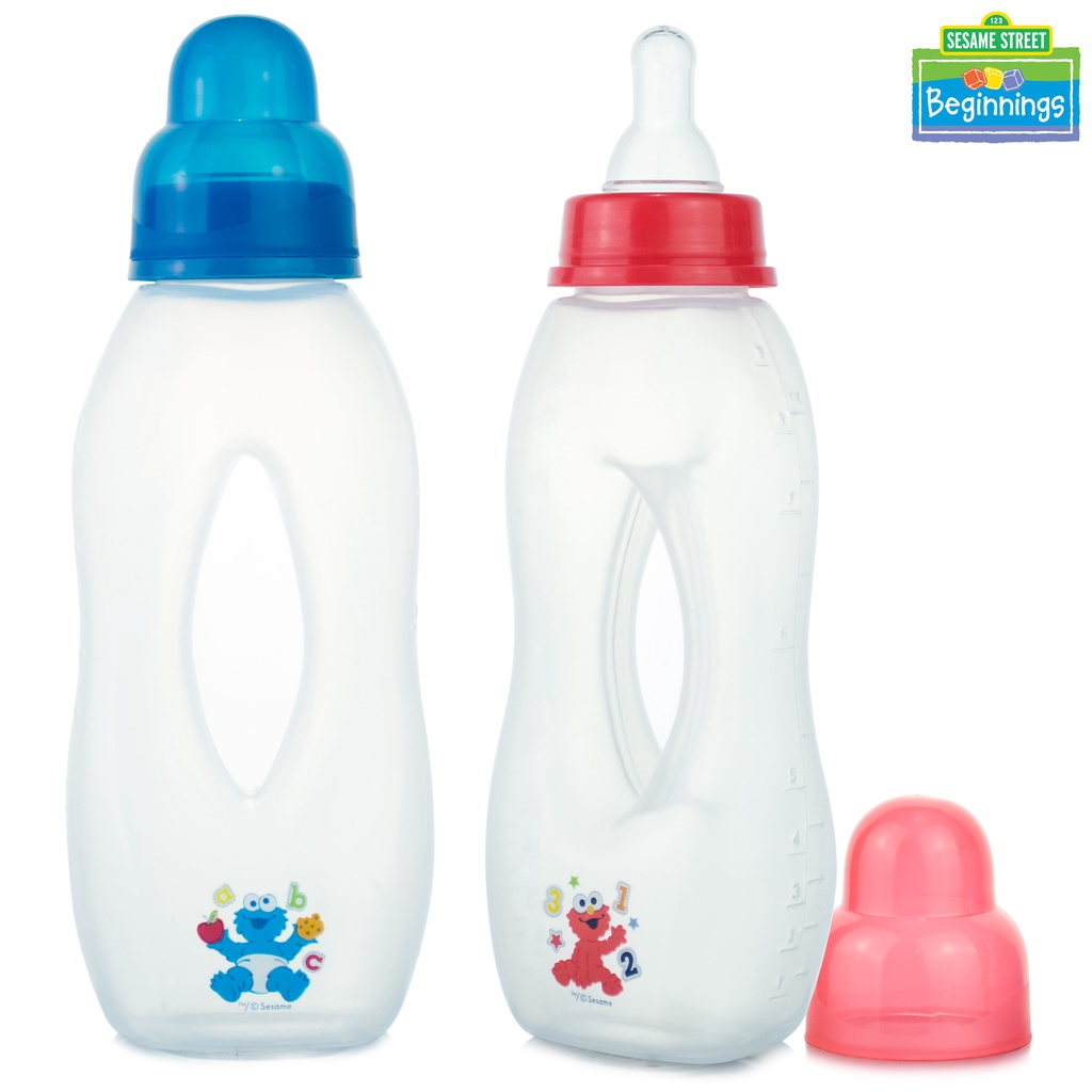 Sesame Street Beginnings 9oz Feeding Bottles, Baby bottle for 6months ...