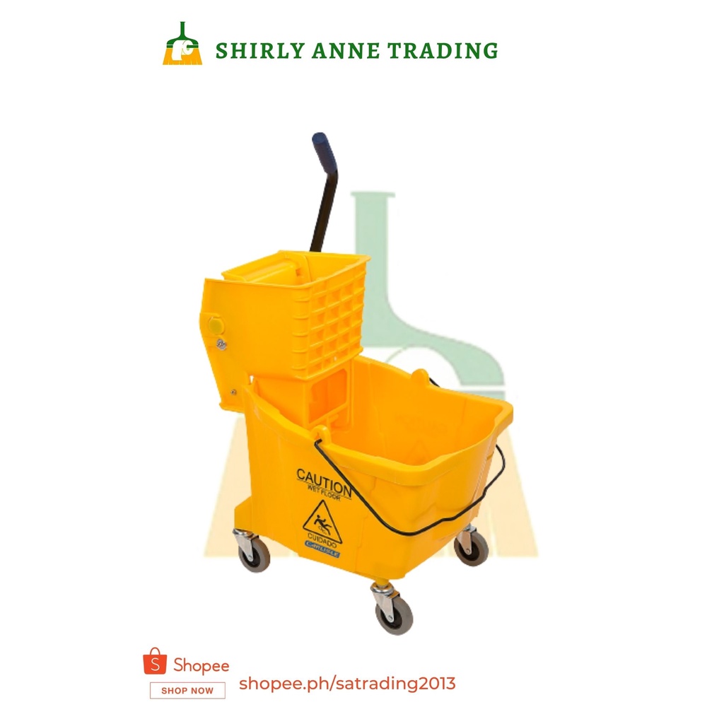 Mop Bucket with Ringer/Mop Bucket with Squeezer 36liters, yellow 1 ...