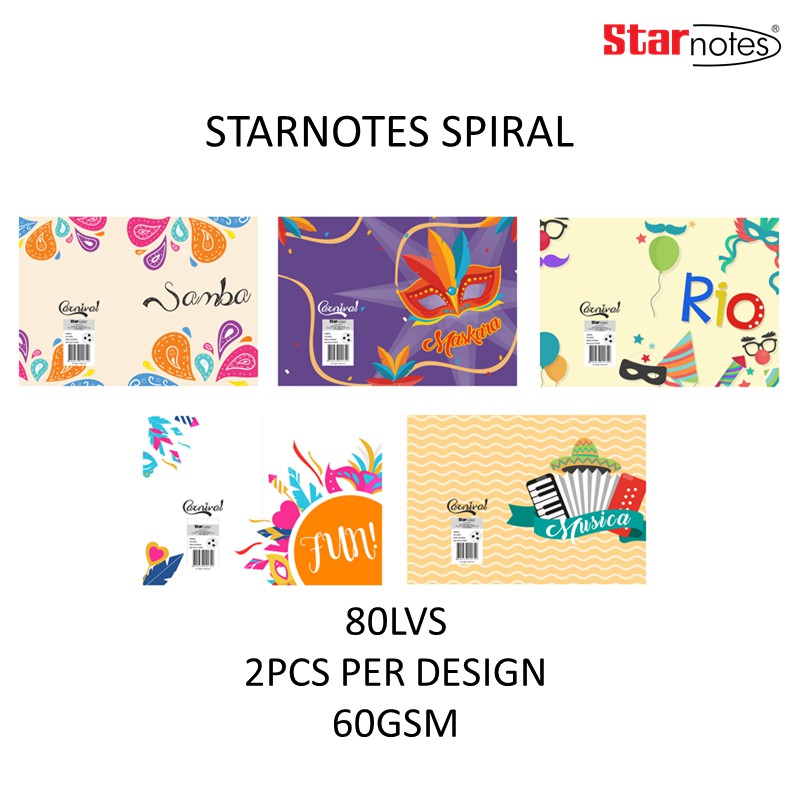 Starnotes Spiral Notebooks (10pcs) | Shopee Philippines