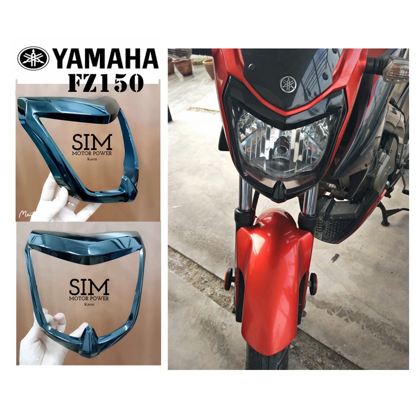 YAMAHA Fz150 NEW FZ 150 HEADLAMP COVER MASK HEADLIGHT COVER HEADLIGHT ...