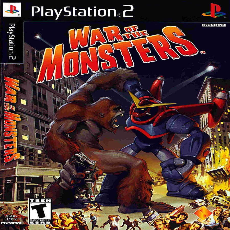 PS2 Game Disc (Quality) (Fast Delivery) War of the Monsters (USA ...