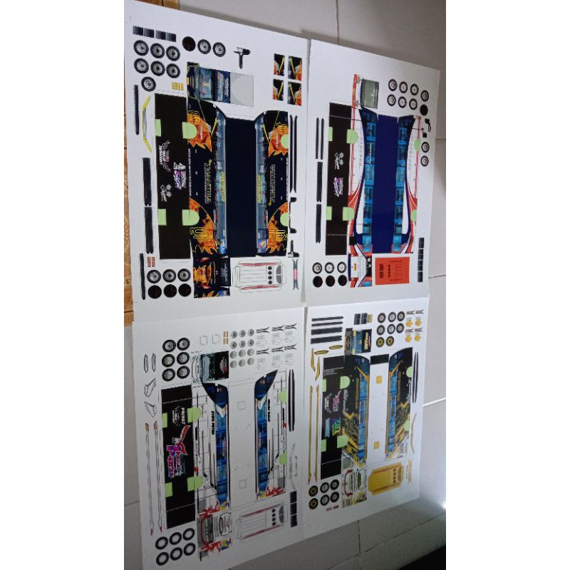 1:50. Scale Bus Papercraft Sheet | Shopee Philippines