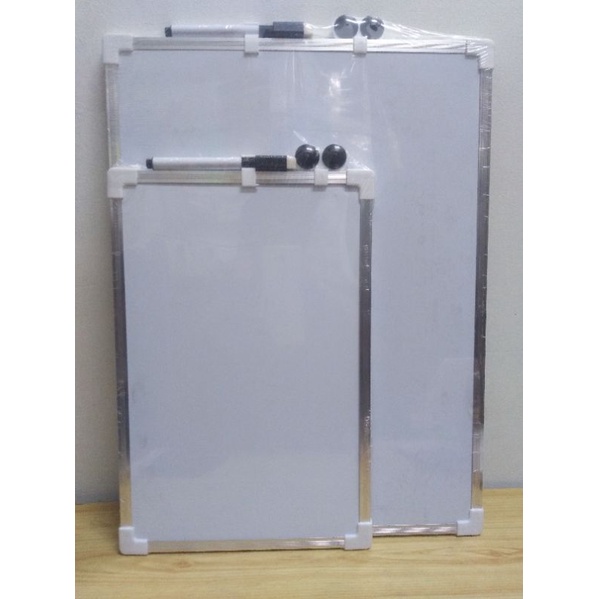 Whiteboard with aluminum frame(2magnet,1marker) included | Shopee ...
