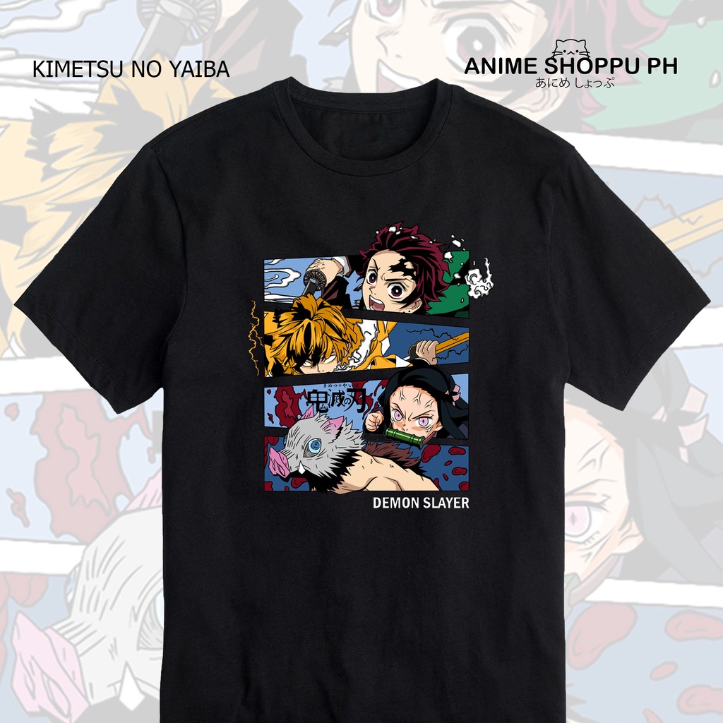 KNY Demon Slayer Anime Shirt - Anime Shoppu PH | Shopee Philippines