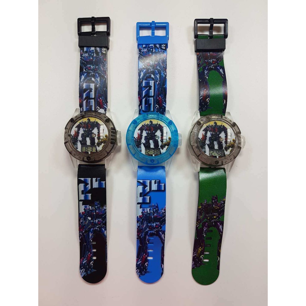 Transformer Cartoon Digital Watch with Music and Light | Shopee Philippines
