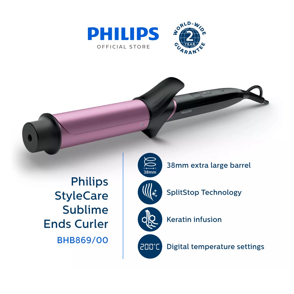 Philips StyleCare Sublime Ends Curler with SplitStop Technology ...