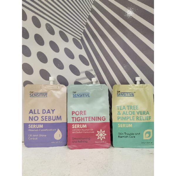 Dr. Sensitive Serum 10 ml (All day No Sebum/ Tea Tree&Aloe Vera Pimple ...