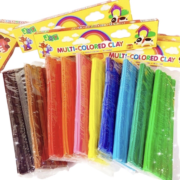 SCL-013 Joy Multi-Colored Clay Bar 12pcs | Shopee Philippines