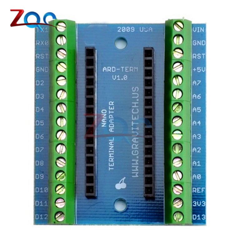 1Pcs Standard Terminal Adapter Board for Arduino Nano V3.0 AVR ...