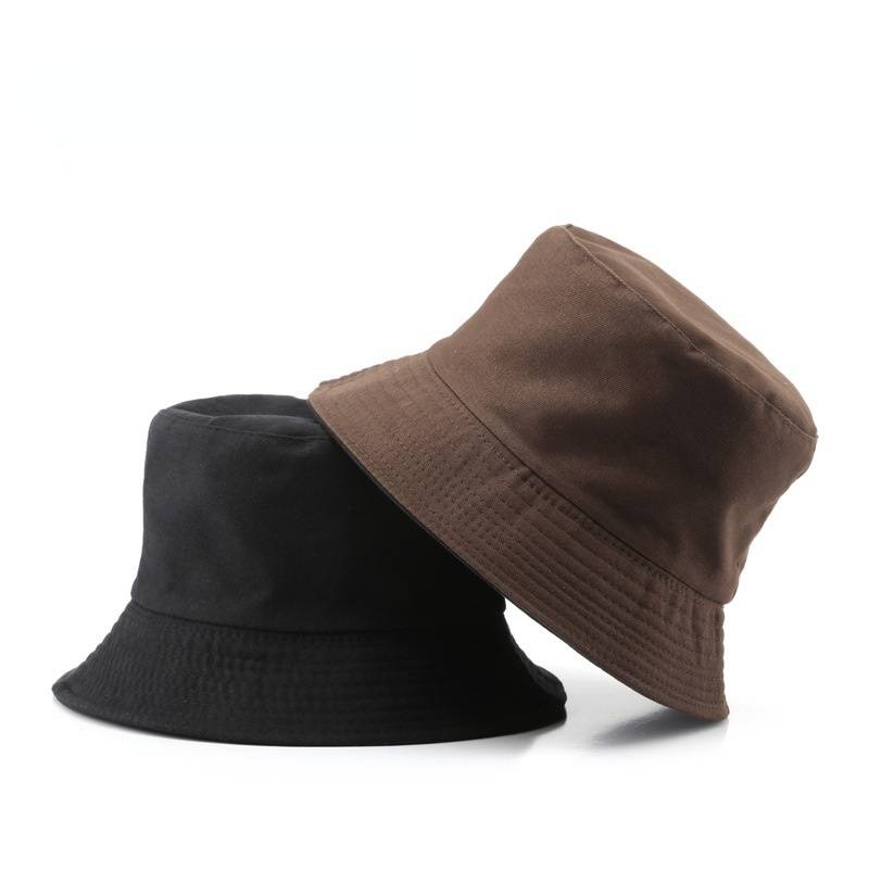 plain hat reversible bucket hat for women 18 colors solid color hat sun ...