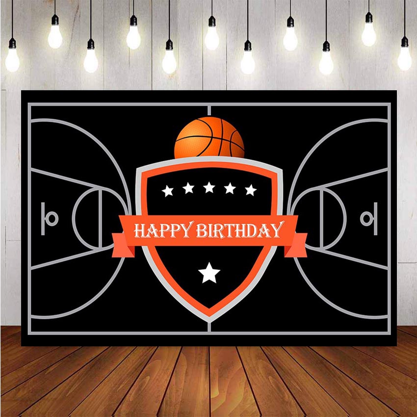Basketball Photography Backdrop Birthday Party Boy Children Match ...