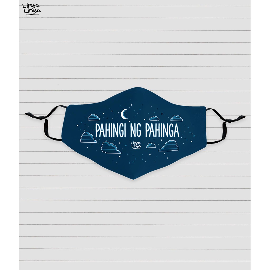 Linya-Linya Face Mask: Pahingi Ng Pahinga | Shopee Philippines